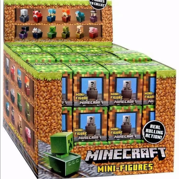 minecraft | Toys | Case Of 36 Minecraft Series 7 Rolling Minecart ...